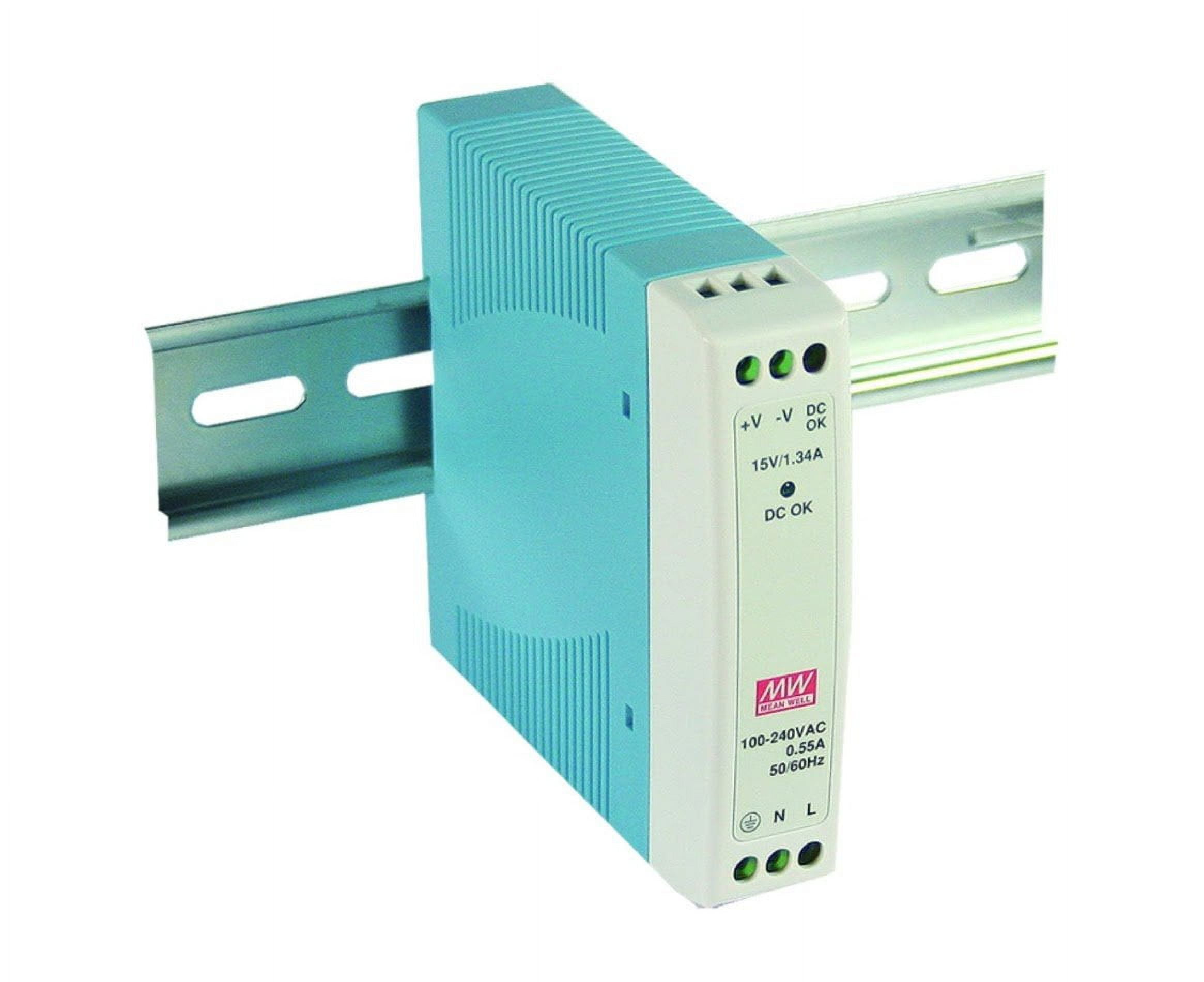 DIN Rail PS 10W 24V 0.42A MDR-10-24 Meanwell AC-DC SMPS MDR-10 Series ...