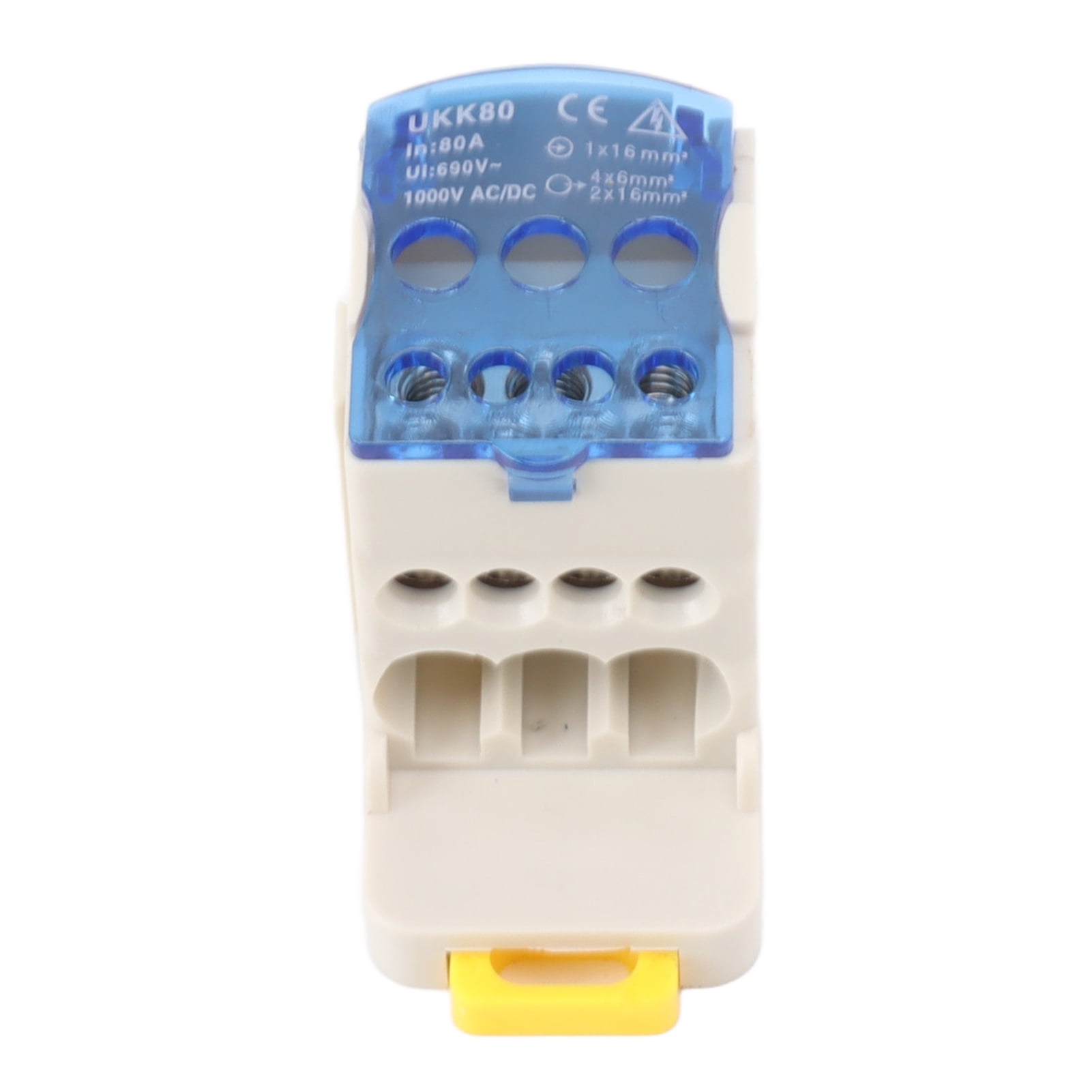 Neyseki DIN Rail Power Junction Box Electrical Terminal Block Connector ...