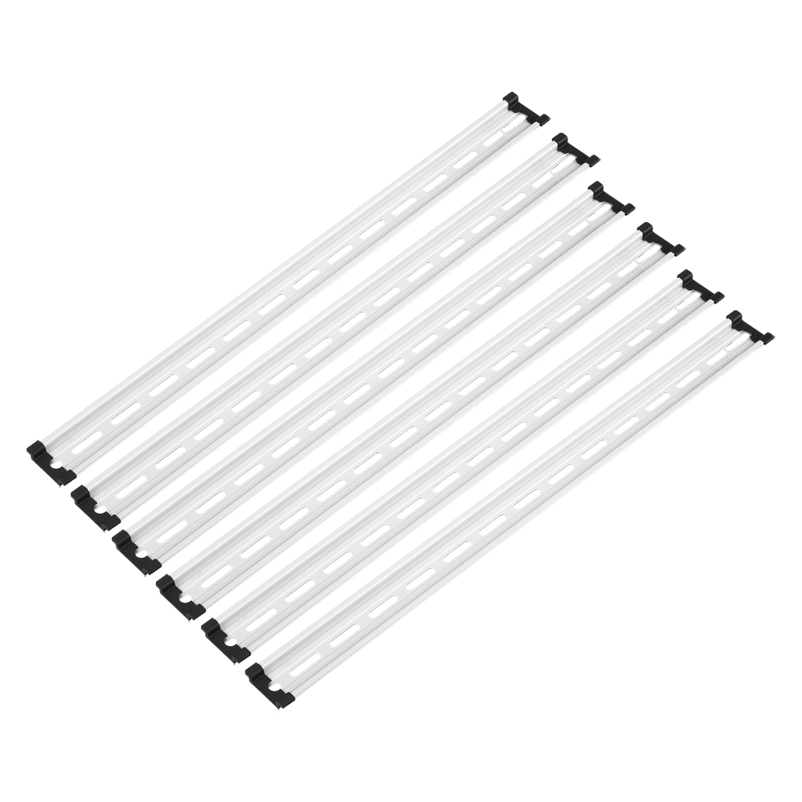 DIN Rail Slotted Aluminum Mounting Guide 20 Inch x 1.4 Inch x 0.3 Inch ...