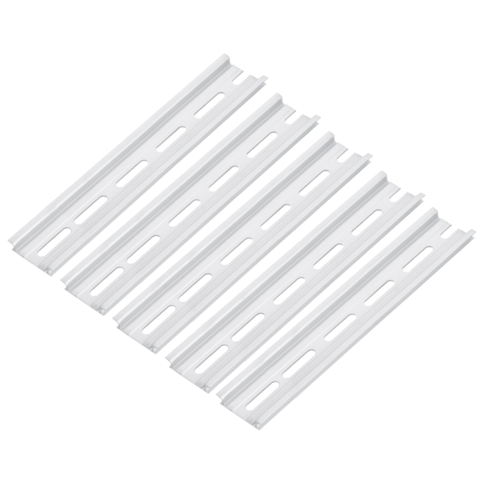 DIN Rail Slotted Aluminum Mounting Guide 7 Inch x 1.4 Inch x 0.3 Inch ...