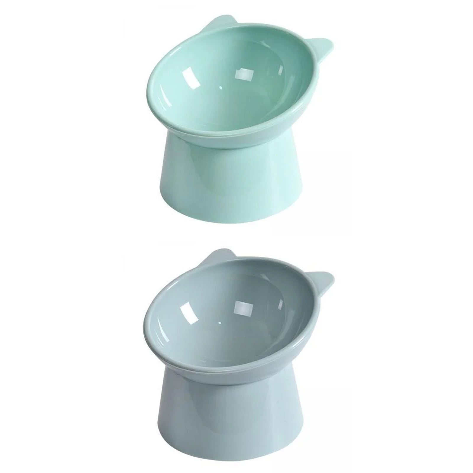 DIN-outstand 2025 NEW 2pcs Elevated Raised Cat Dog Bowls Neck Friendly ...
