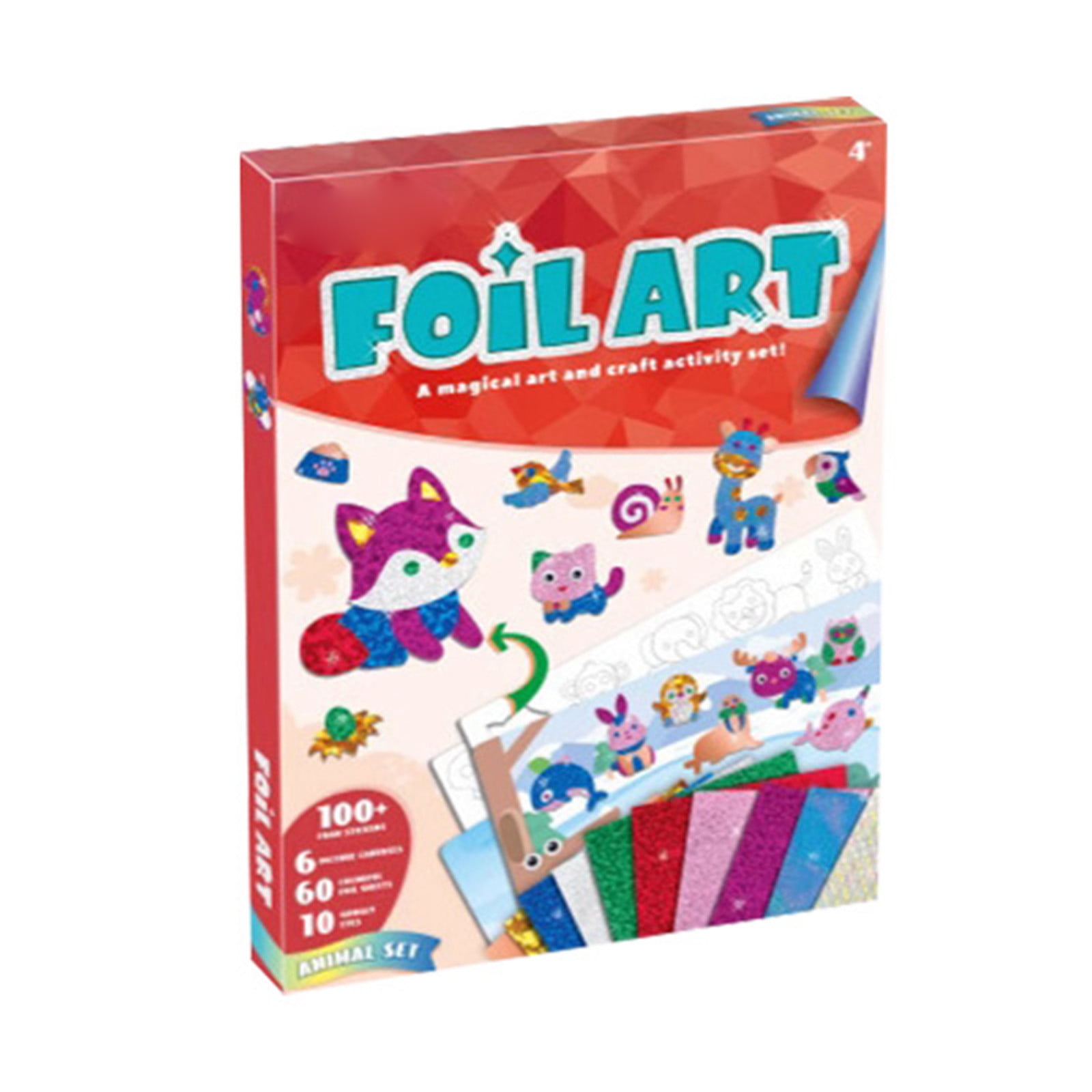 DIN-outstand 2025 NEW DIY 3D Sticker Art Set - Creative Craft Activity for Kids Ages 4 ...