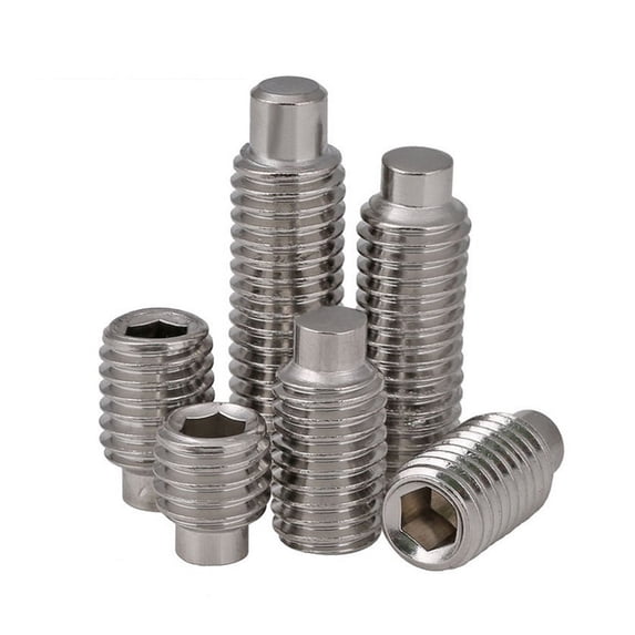 DIN915 Dog Point Hex Hexagon Socket Grub Set Screws M3 M4 M5 M6 M8 M10 ...