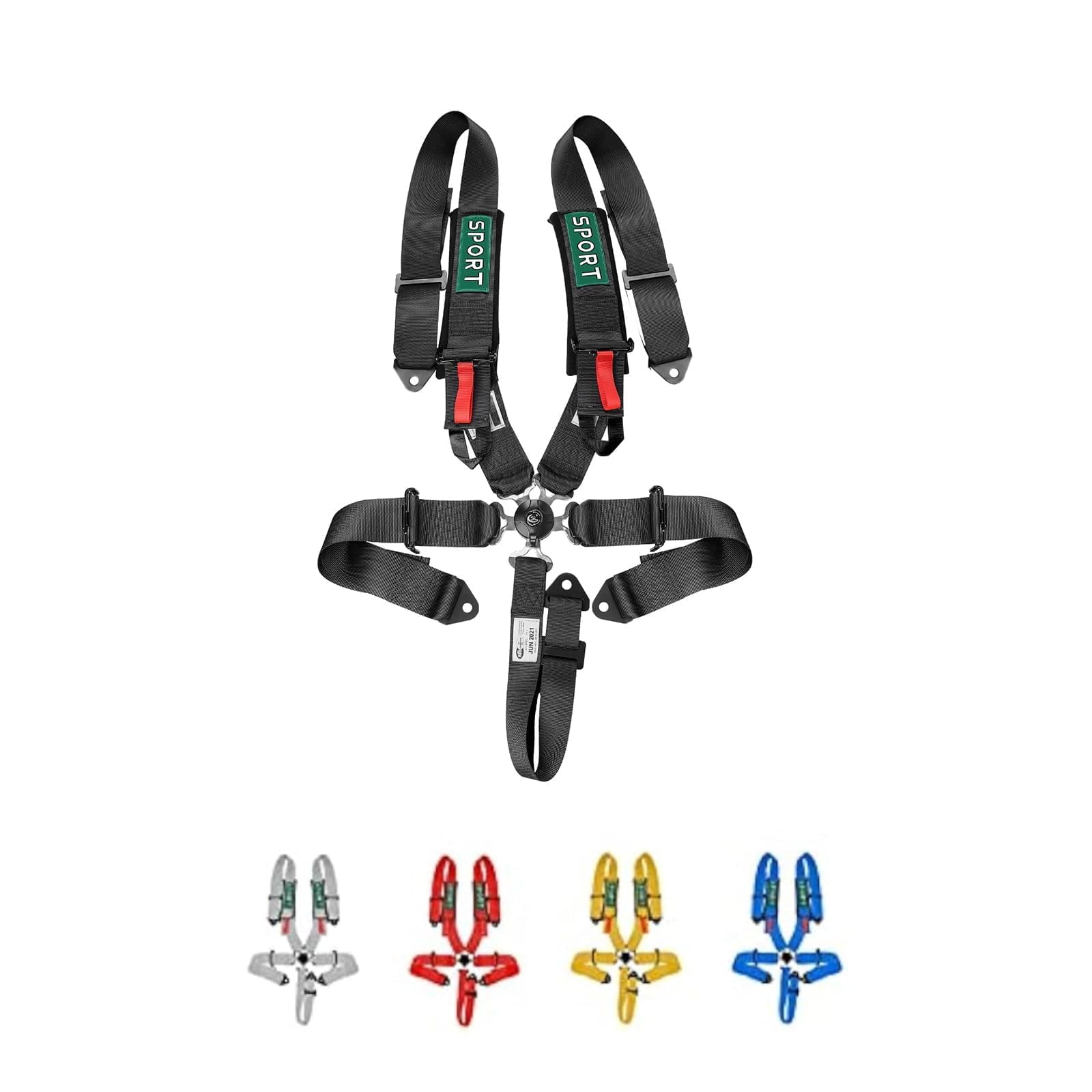 DING.PAI 5 Point Racing IFF17 Harness Seat Belt Market Bucket Seats ...