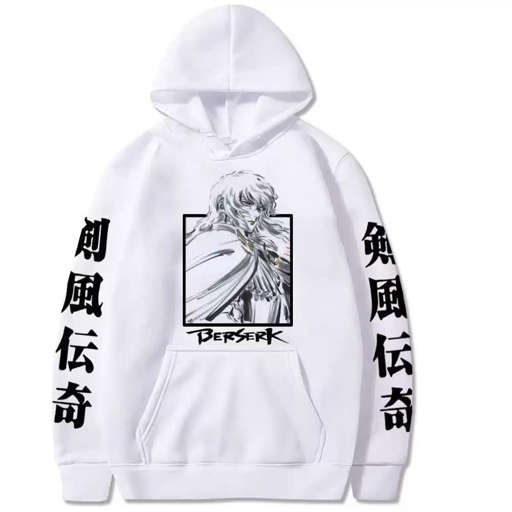 DINGCAI Berserk Griffith Print Unisex Hoodie Long Sleeve with Pocket,M ...