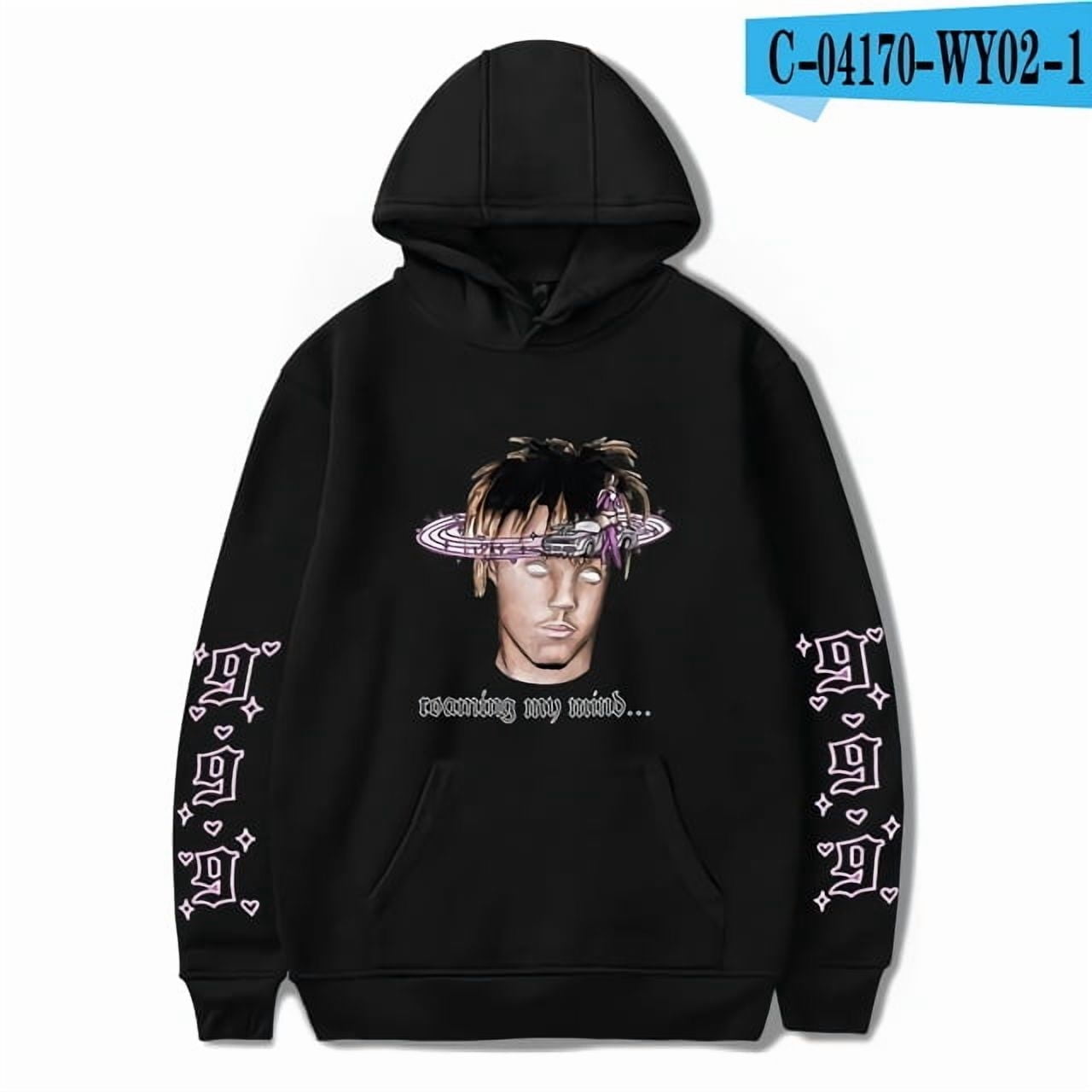 DINGCAI Juice Hoodie Wrld Casual hooded rapper sweatshirt Ivan Cornejo ...