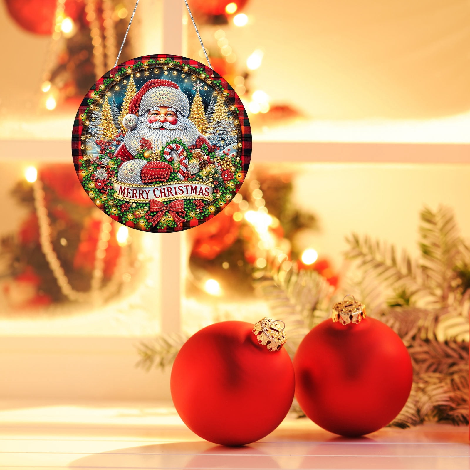 DINGERING DIY Dot Diamond Art Painting Santa Claus Creative Design ...