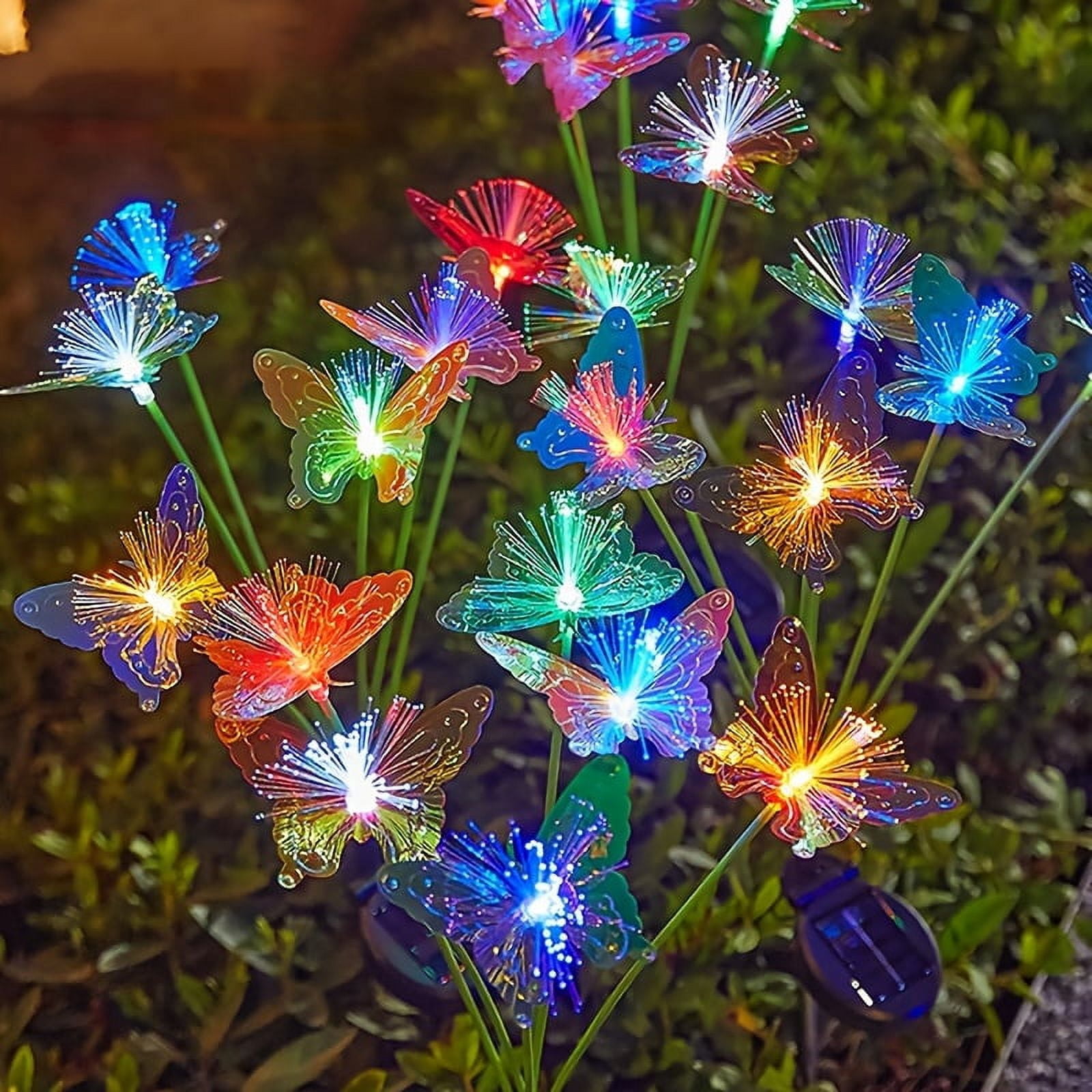 DINGHUO Butterfly Solar Light Outdoor Decor – Smart Motion Sensor, Auto ...