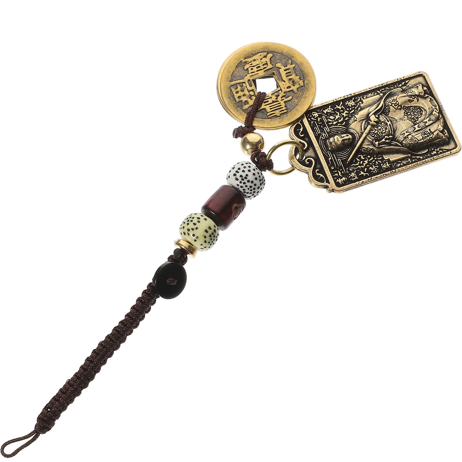 DINHEAROM 1 Pair key chain pendant Aluminium Magnesium Alloy Symbolic ...