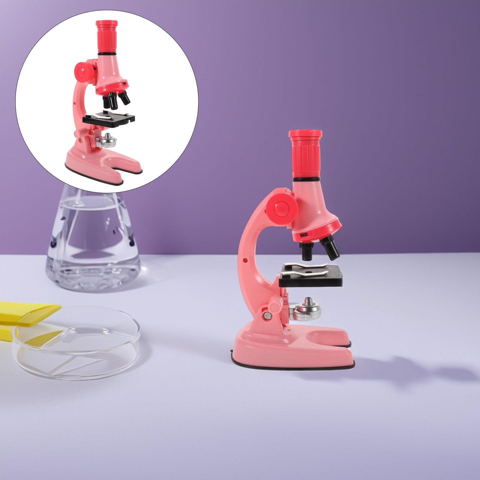 DINHEAROM 1 Set Mini Microscope For Kids With Plastic Material For ...