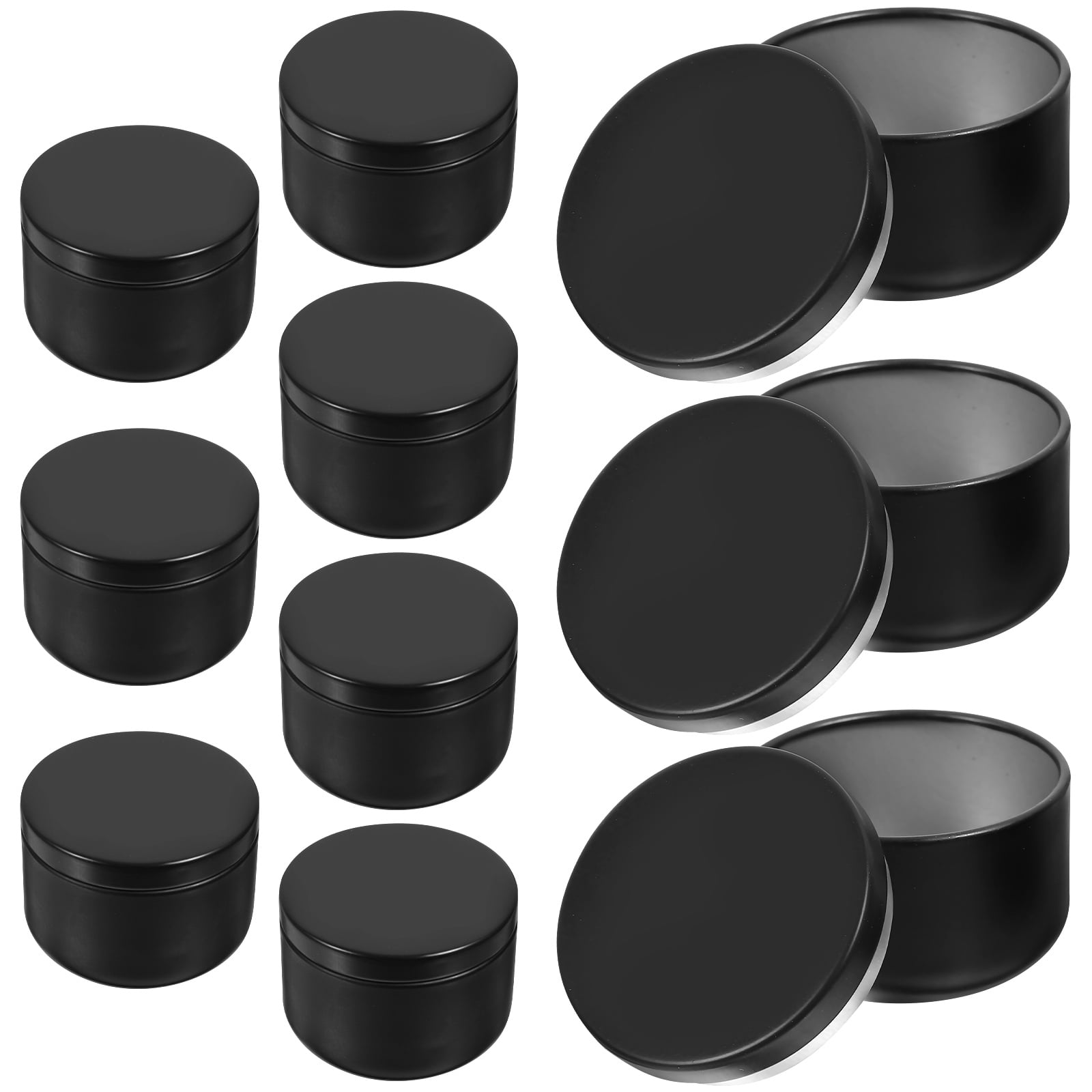 DINHEAROM 10Pcs Small Tea Tins Airtight Containers for General Users in ...