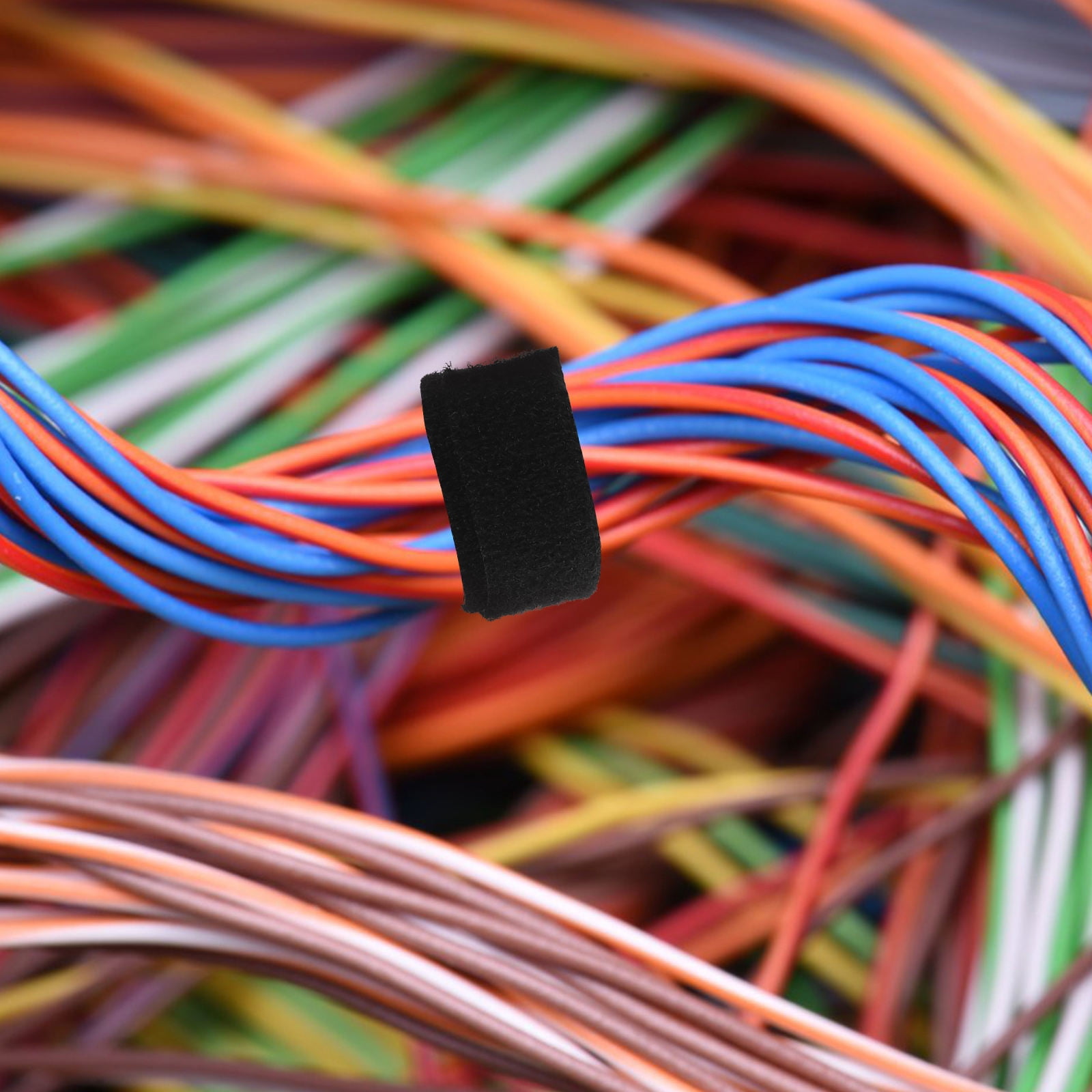 DINHEAROM 16Pcs Black Nylon Cable Wrap for Cables and Wires Heat and ...