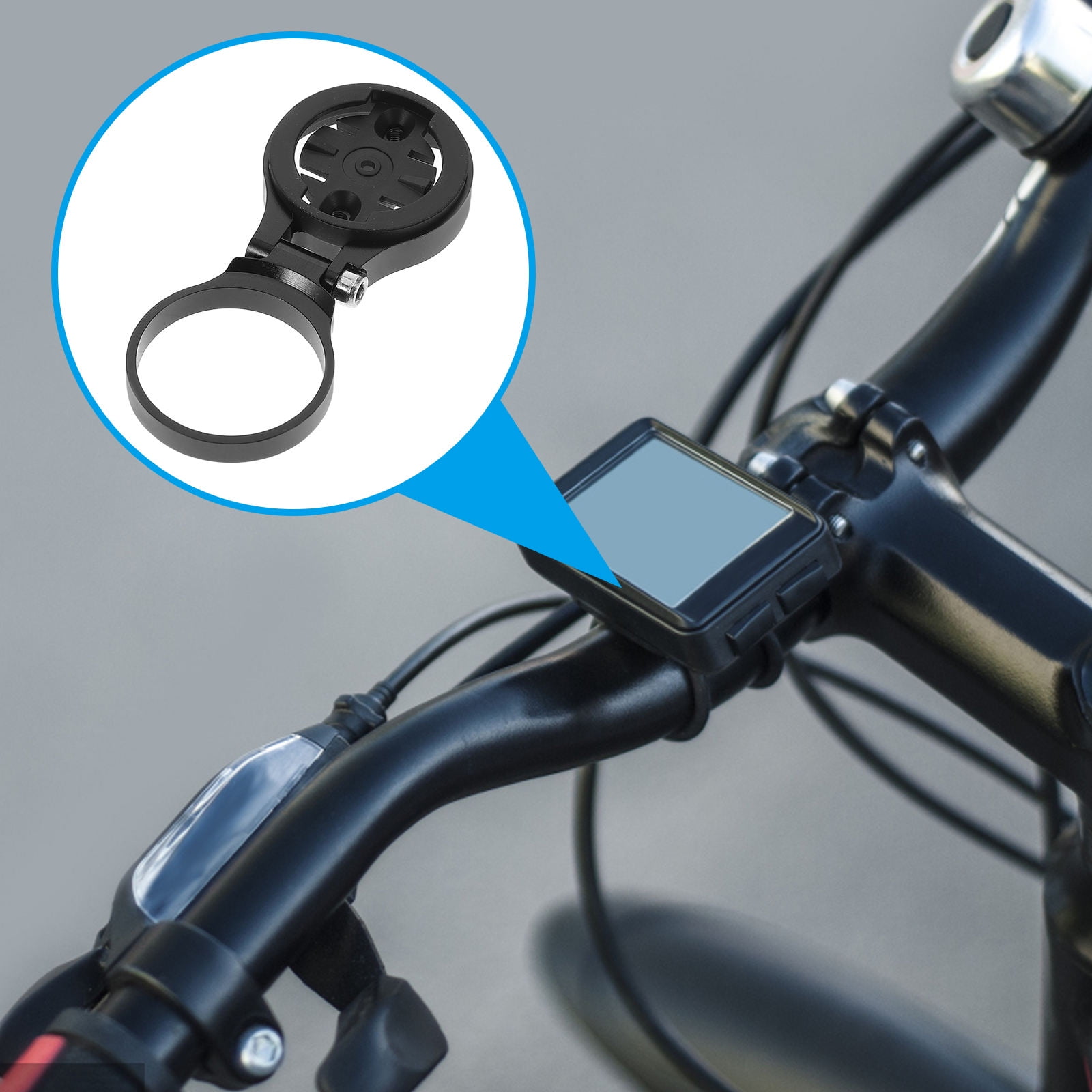 DINHEAROM 1Pack Bike Handlebar Computer Holder for Cyclists Aluminium Alloy Sleek Design ...