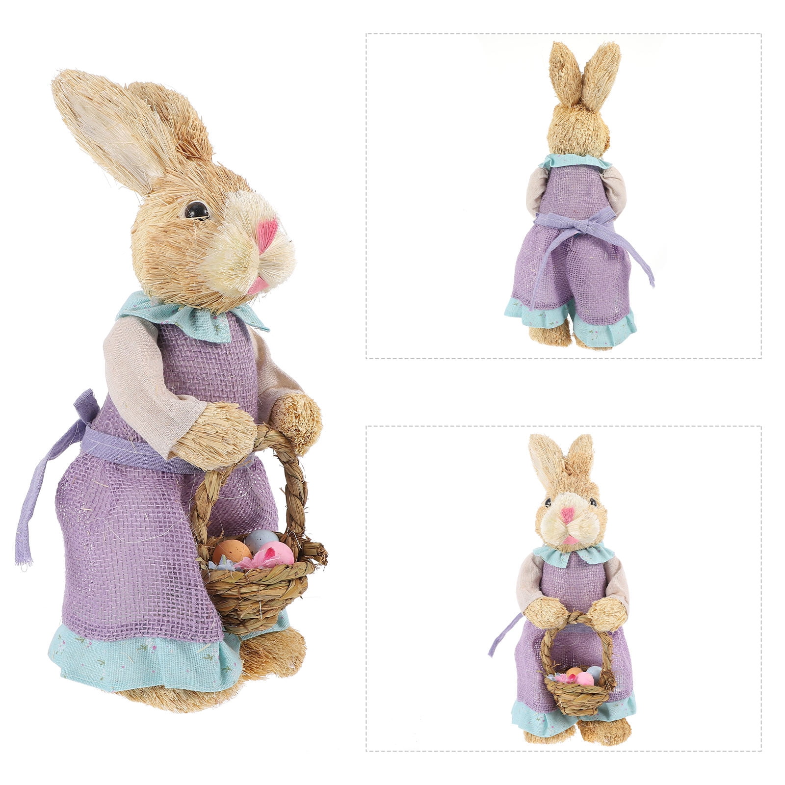 DINHEAROM 1Pack Bunny Figurine Assorted Decoration For Children ...
