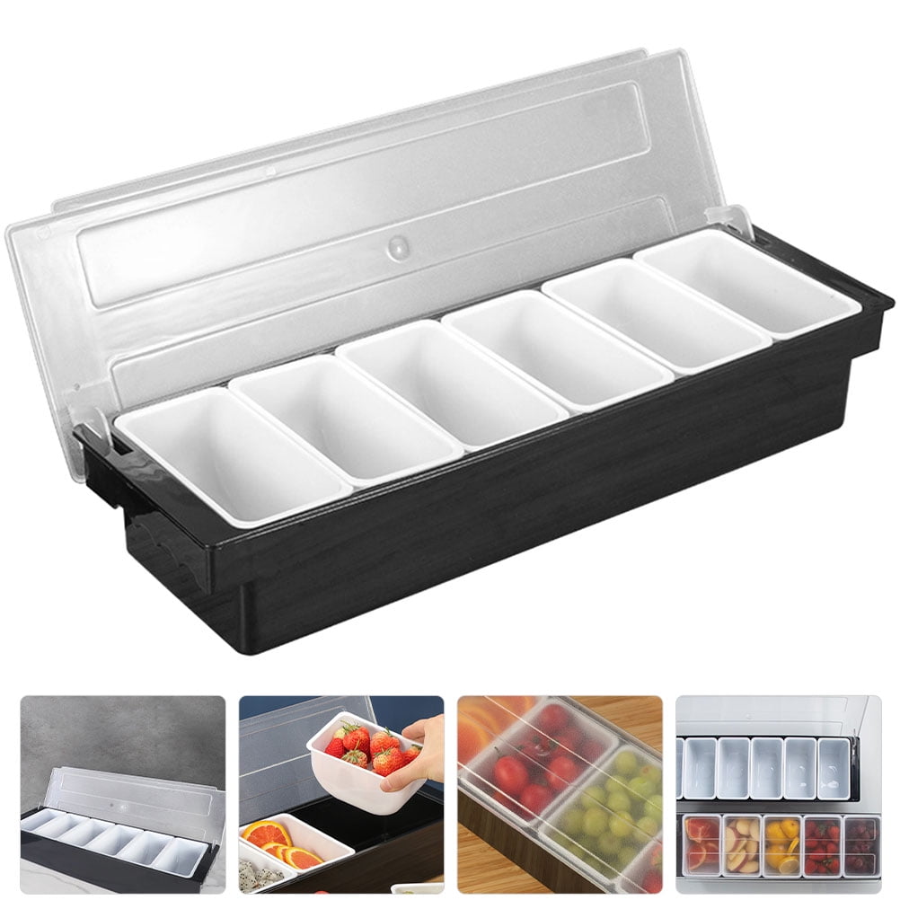 DINHEAROM 1Pack Divided Food Box With Multi-compartment Organization ...