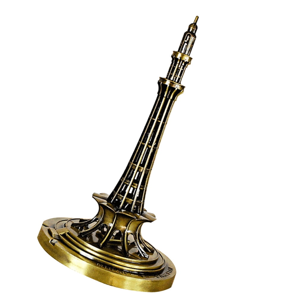 DINHEAROM 1Pack Model Ornament Zinc Alloy Tabletop Tower Decor For ...