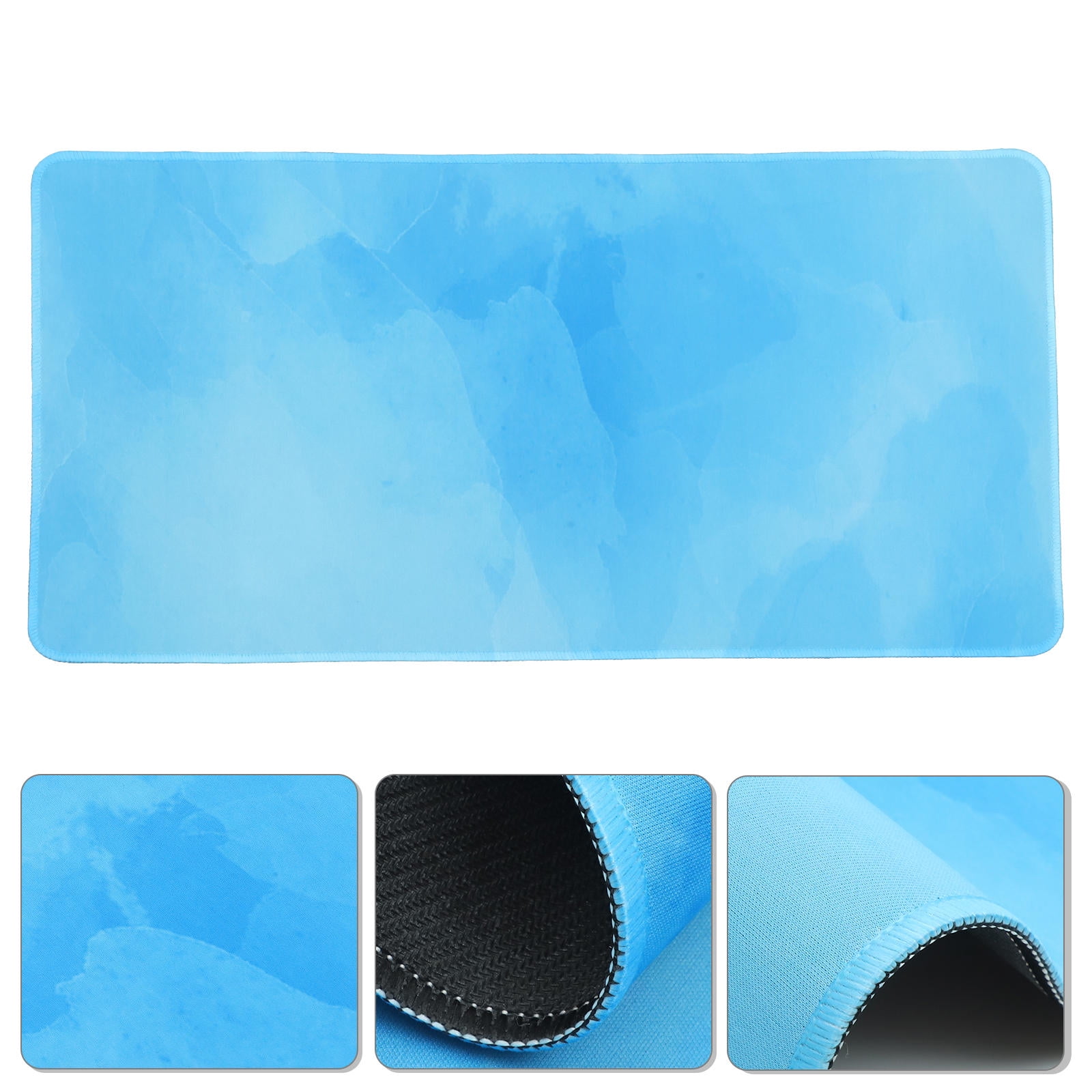 DINHEAROM 1Pack Mouse Mat for Home Non-skid Blue 60x30cm - Walmart.com