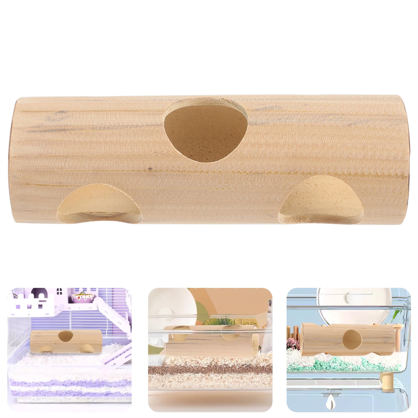 DINHEAROM 1Pcs 7.3X3.3X3.3in Plastic Hamster Tubes and Tunnels for Cage ...