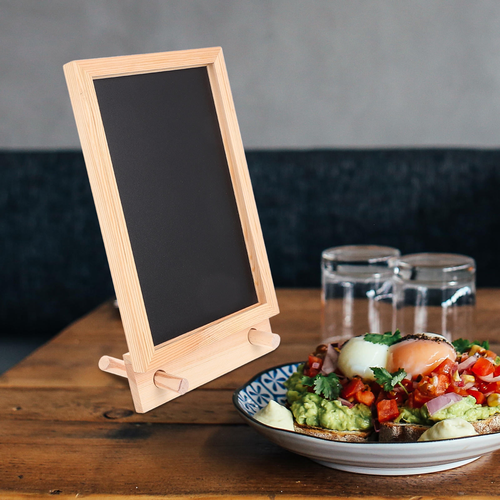 DINHEAROM 1Pcs Black Board Chalk Board for Home and Business Use with ...