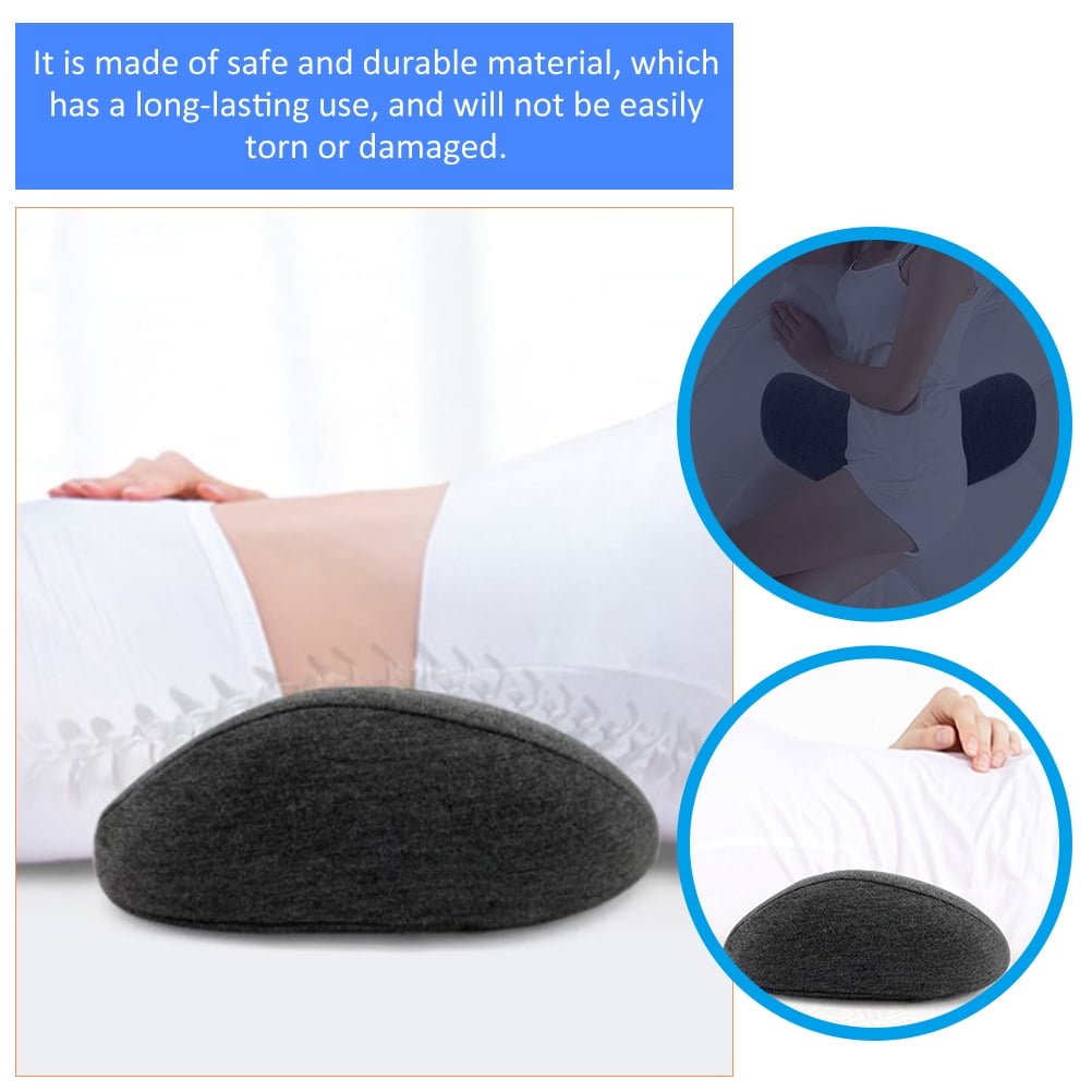 DINHEAROM Waist Pillow Polyester Black 1Pcs 19.7x4.7x2.8in - Walmart.com