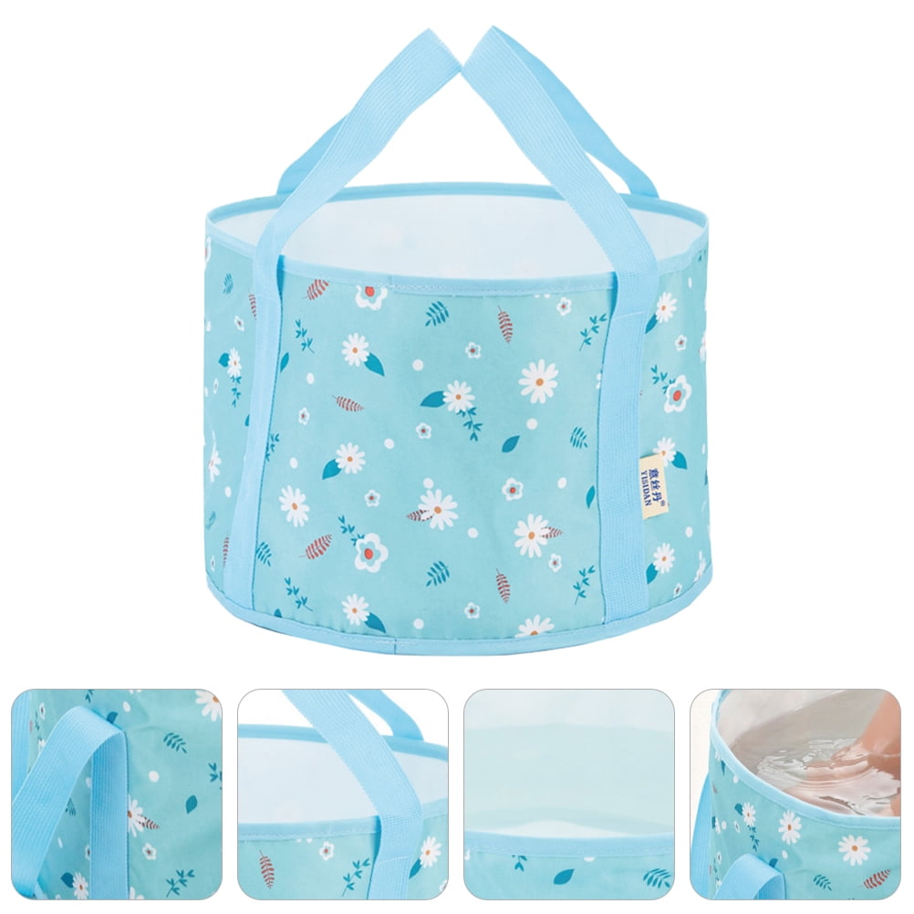 DINHEAROM 1Set Portable Bath Bucket Square Collapsible Travel Basin In ...