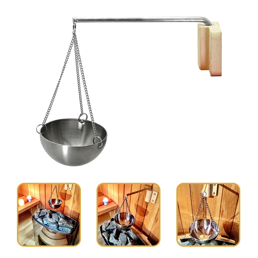 DINHEAROM 1Set Stainless Steel Sauna Aromatherapy Bowl for Home Use ...