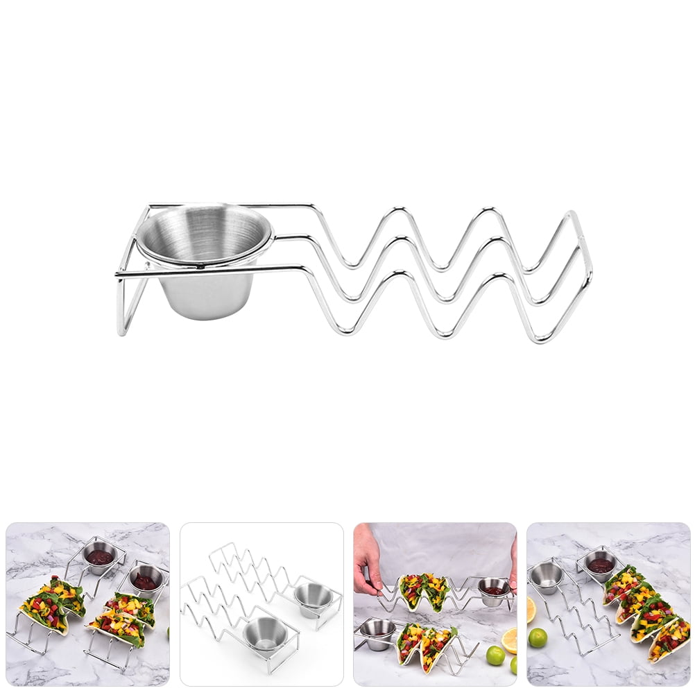 DINHEAROM 1Set Taco Serving Stand Upright Stand for Holding Hot Dogs ...
