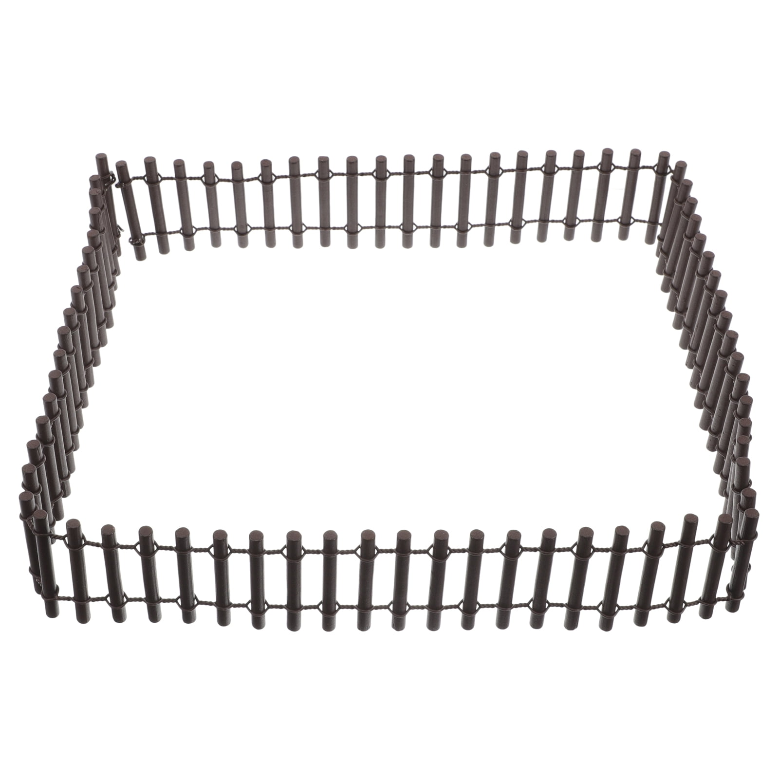 DINHEAROM 1Set Timber Miniature Fence for DIY Projects and Garden ...