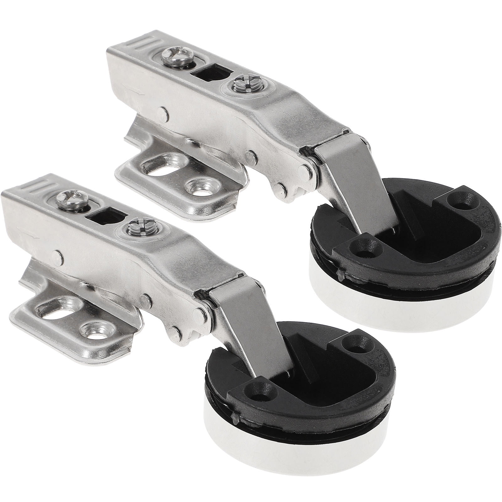 DINHEAROM 2Pcs Silver Rectangular Hinge for Soft Closing Cabinet ...