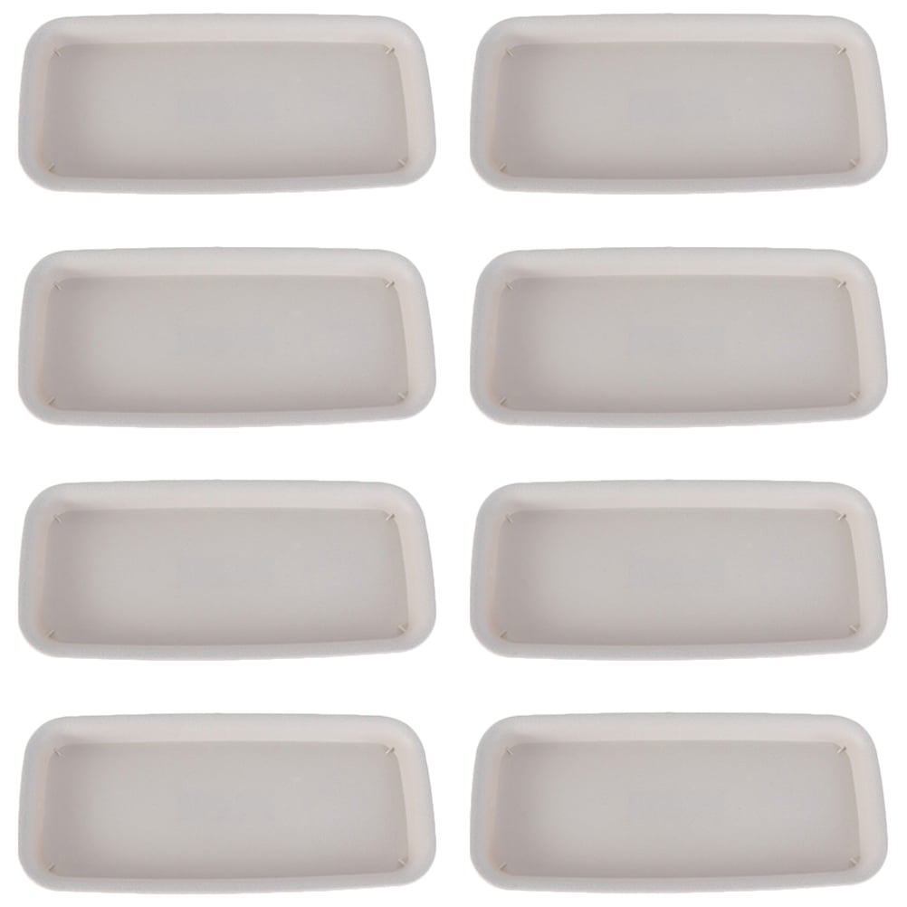 DINHEAROM 8Pcs Rectangular Planter Drip Tray Brick Red Color For ...