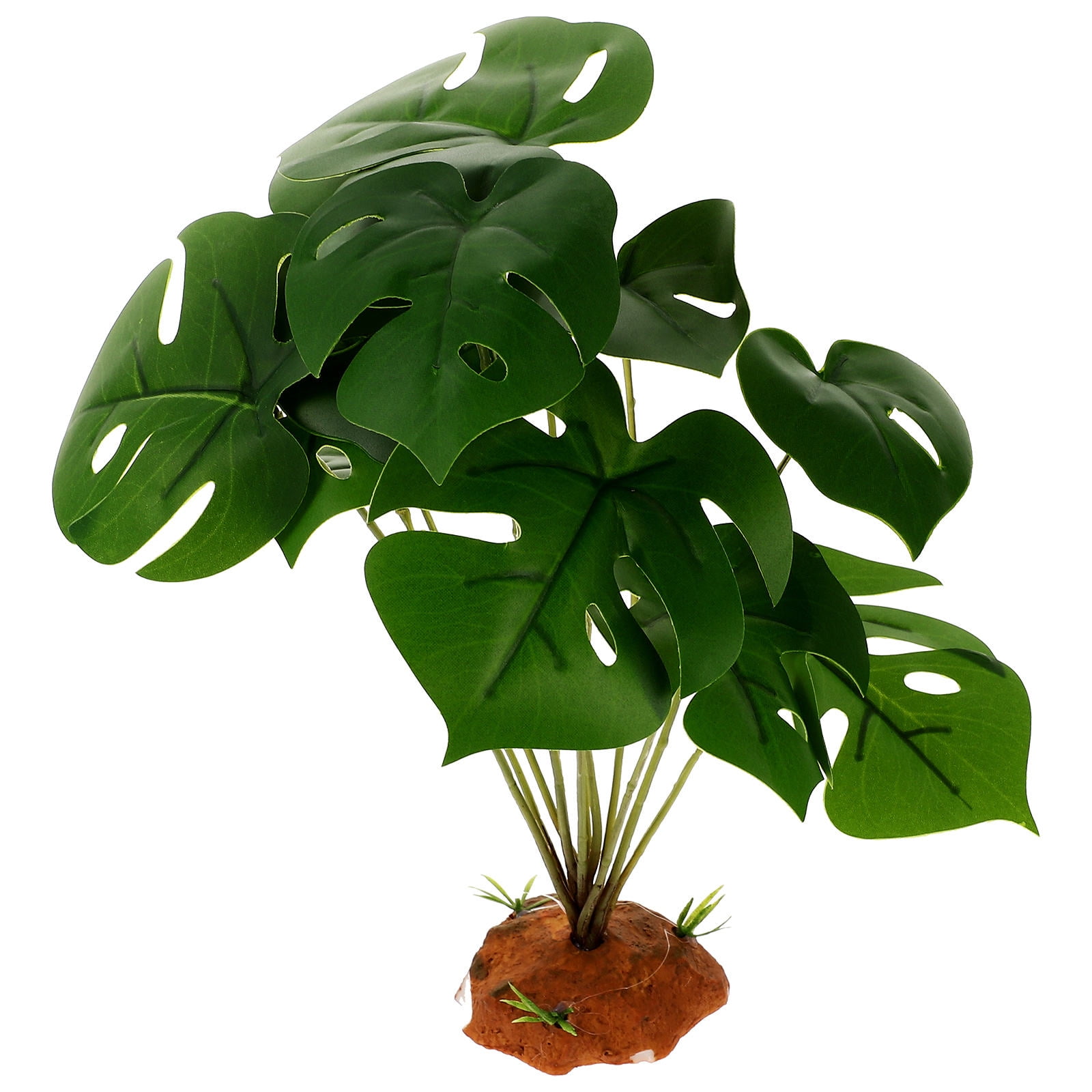 DINHEAROM Fish Tank Use 1 Set Resin Plastic Tank Fake Plant Model 6.9x5 ...