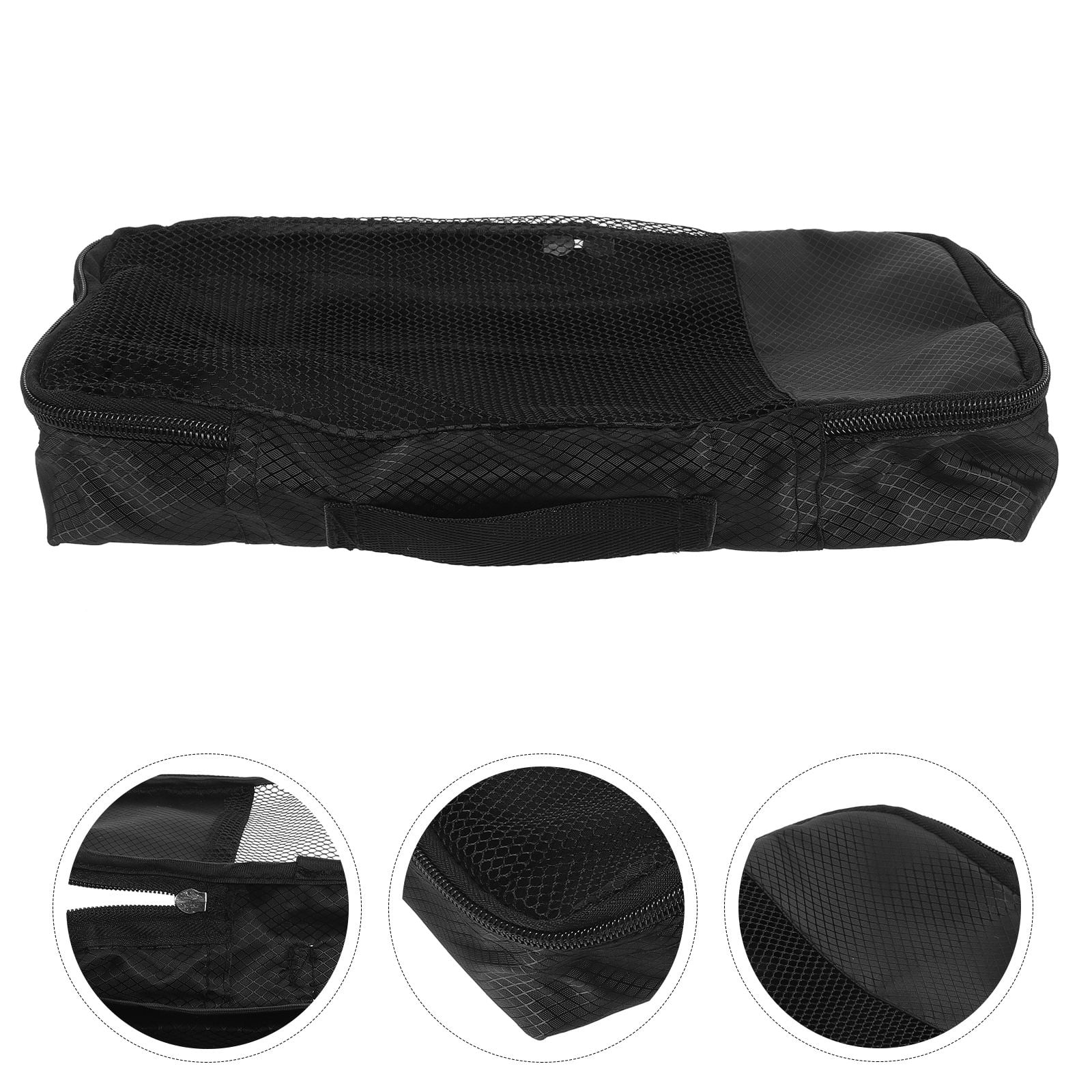 DINHEAROM Luggage Bag 1Pcs Packing Cube Black Nylon for Clothes Storage ...