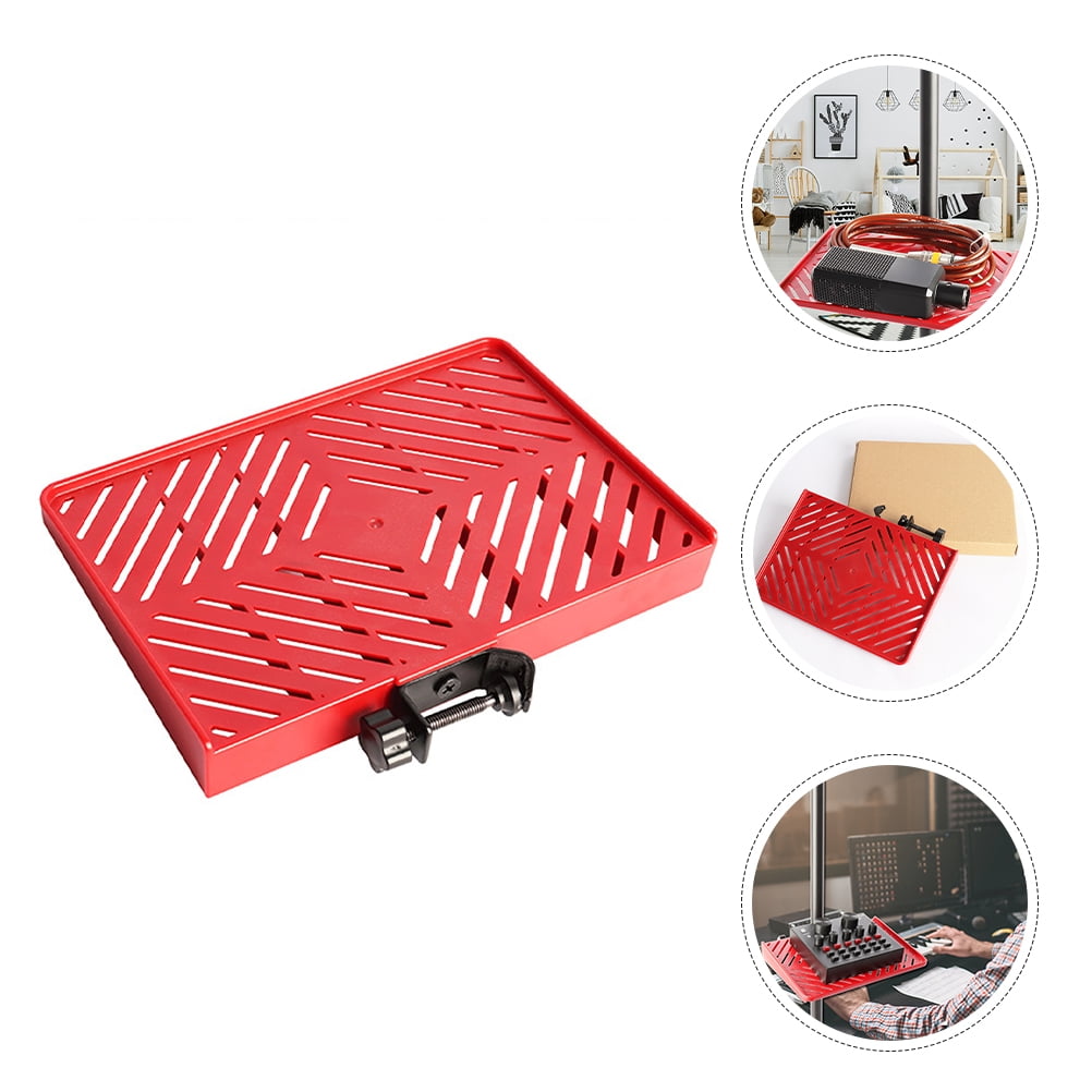 DINHEAROM Microphone Storage Tray in Red for Outdoor Singing 1Pcs ...