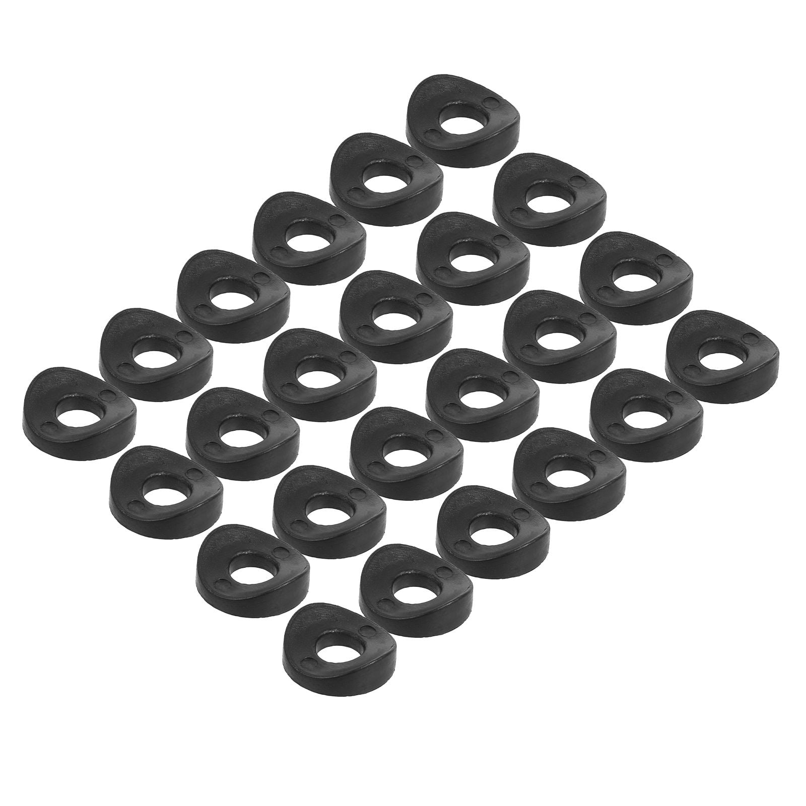 DINHEAROM Toilet Tank Repair Black Plastic Washers 100Pcs Tight Seal ...