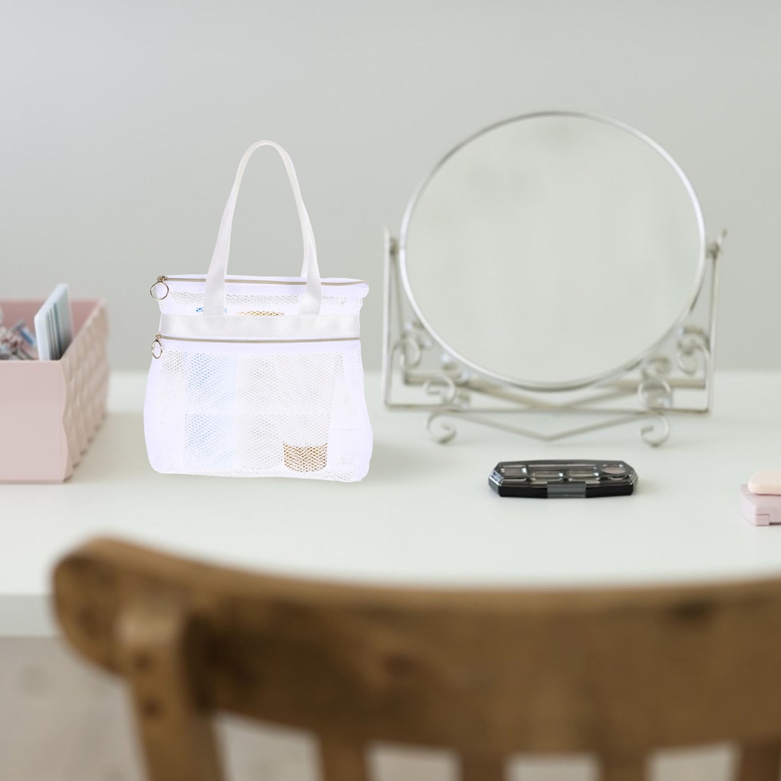 DINHEAROM Toiletry Bags 1Piece Breathable Mesh Bag For Easy Cleaning By ...