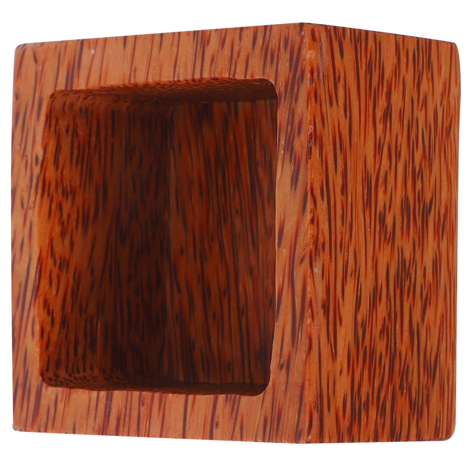 DINHEAROM Wooden Sake Cup Container Square Shape 3.3x3.3x2.0in Enhances ...