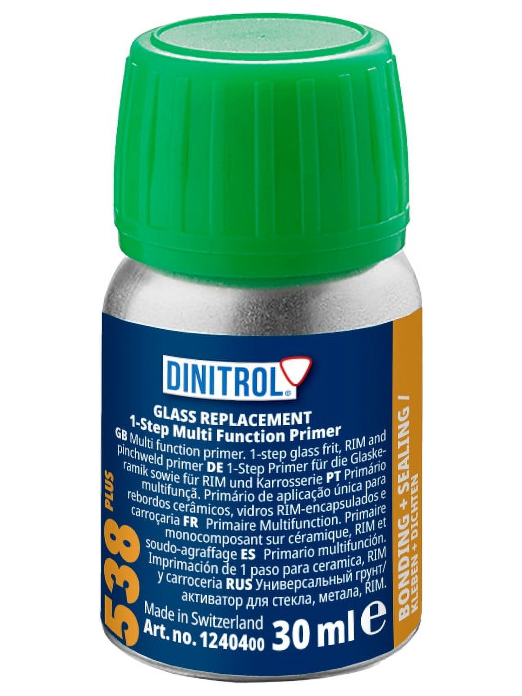 DINITROL 538 PLUS black 30ml Glass and Pinchweld Primer Bottle with ...