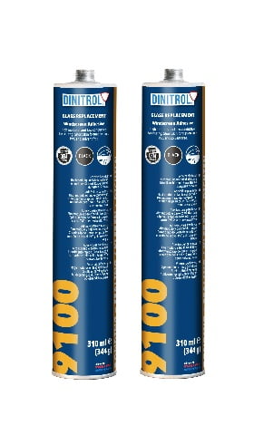 DINITROL 9100 HD Automotive Urethane / Sealant 310ml 2 Tubes 30min Cure ...