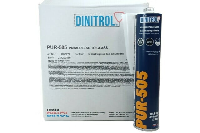 DINITROL PUR-505 Primerless Automotive Urethane / 310ml Case of 12 ...