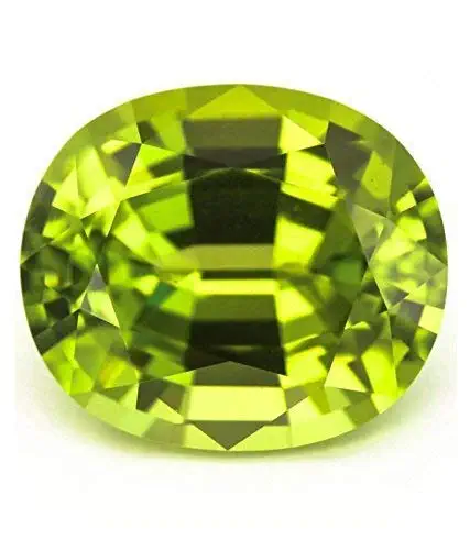 DINJEWEL 11.25 Ratti / 10.75 Natural Peridot Stone Original Certified ...