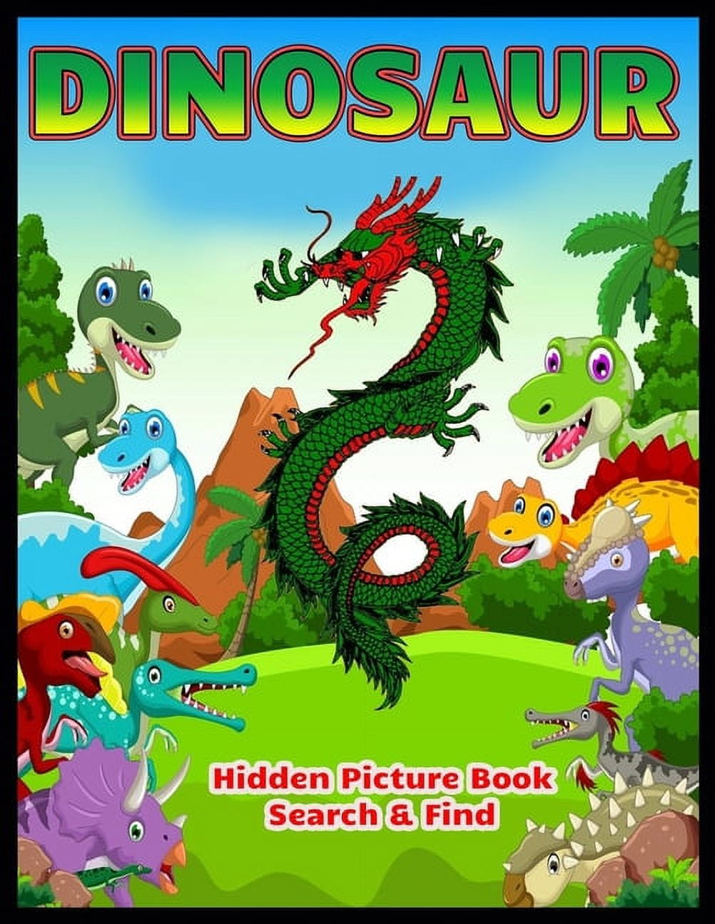DINOSAUR Hidden Picture Book Search & Find: Dinosaur Hunt Seek And Find ...
