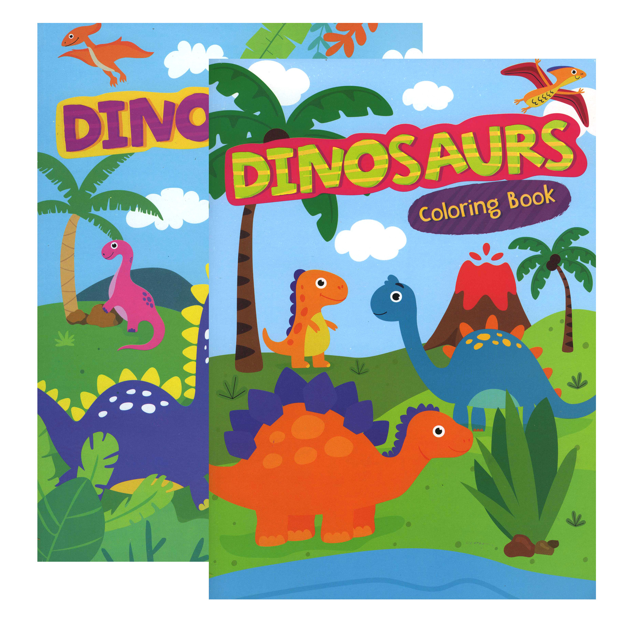 DINOSAURS Coloring & Activity Book 2-Title, for Learning Drawing ...