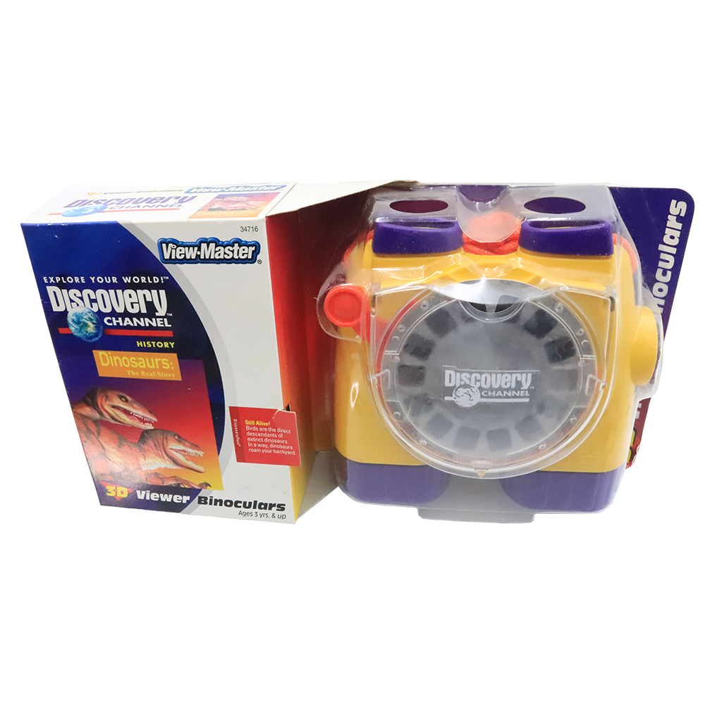 DINOSAURS - View-Master - Binoculars 3D Viewer & 3 Reels & Fun Fact ...