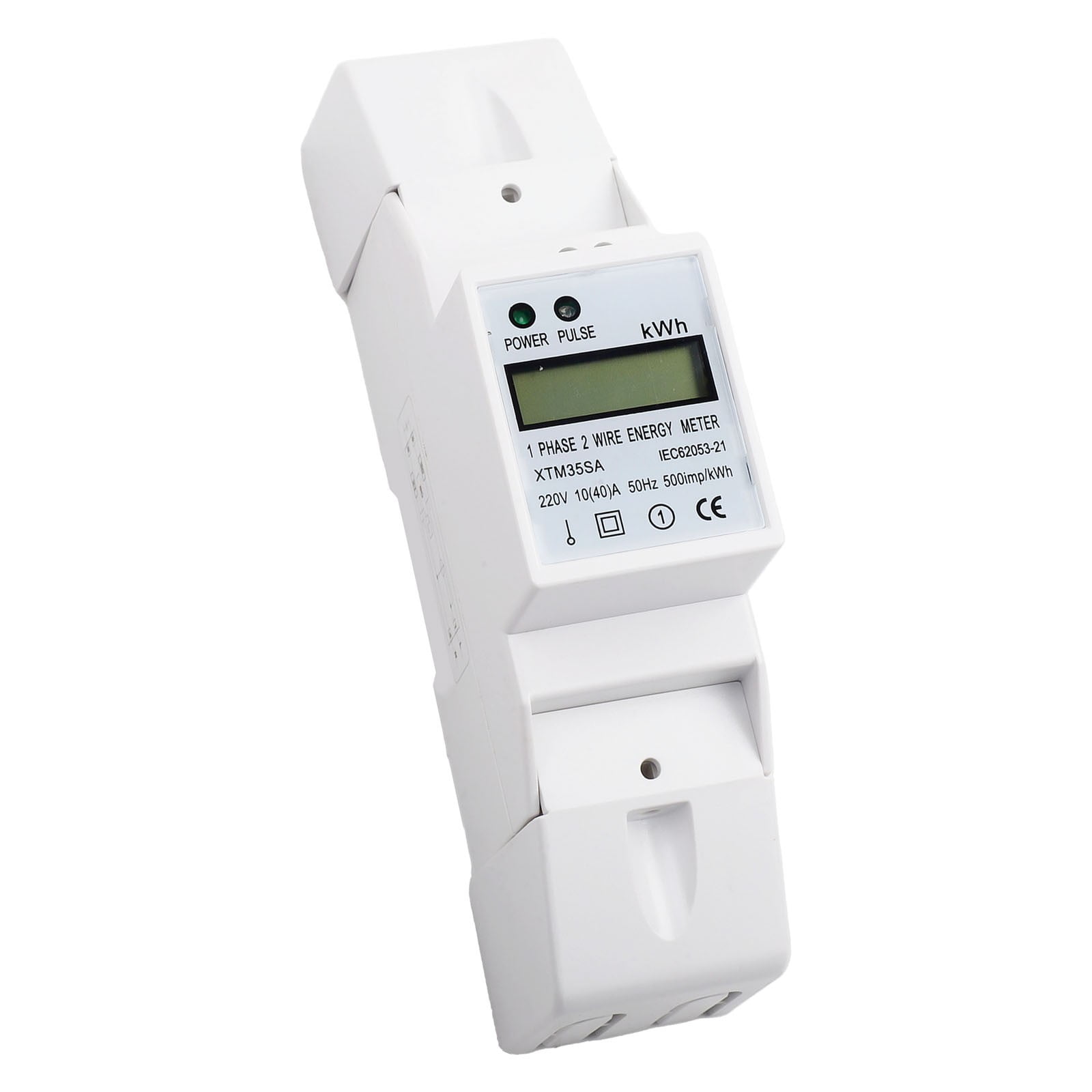 DINRail Electric Energy Meter, Single Phase 2Wire Energy Meter ...