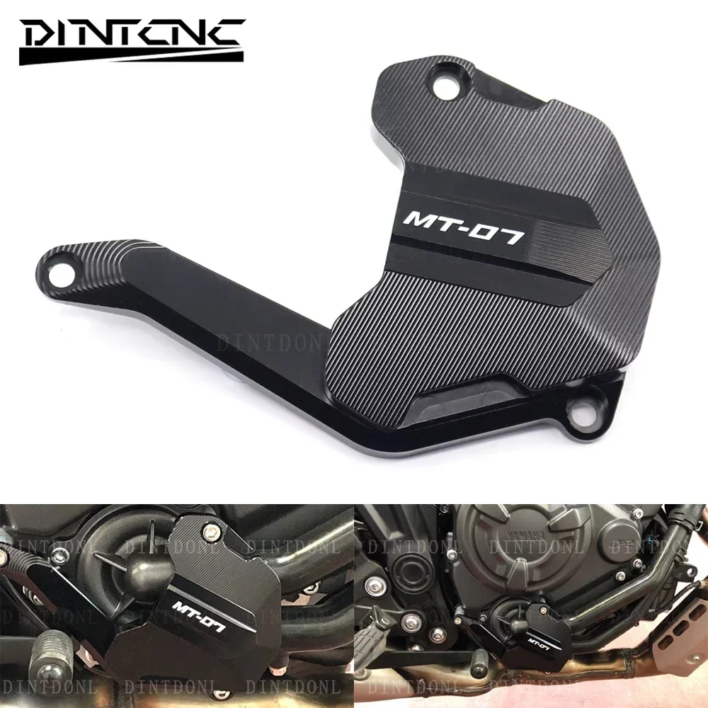 DINTCNC For MT07 2021 Motorcycle Water Pump Pipe Cooler Anti-Collision ...