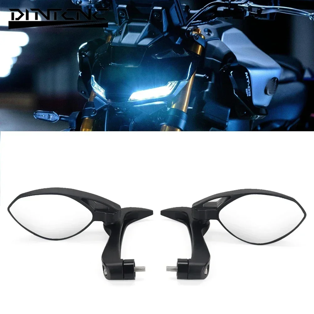 DINTCNC For MT09 SP MT09SP 2024 Handlebar End Rearview Mirror Left ...
