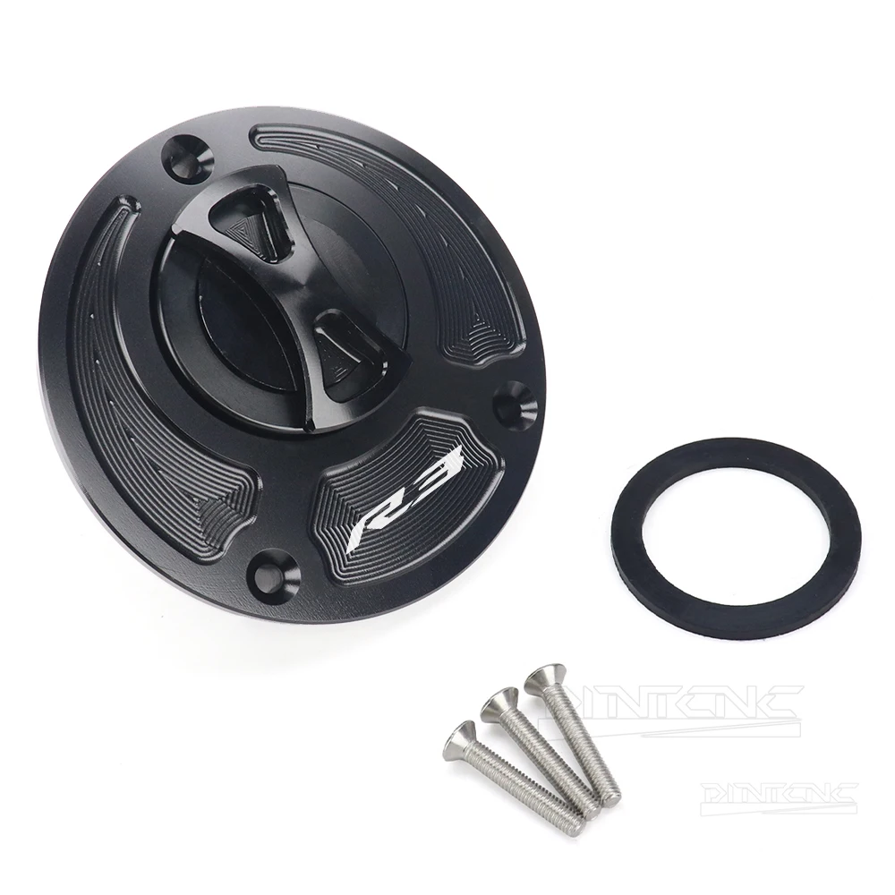 DINTCNC Fuel Gas Tank Cover For YZF R1 R1M R7 R6 R15 R15M R3 Quick ...