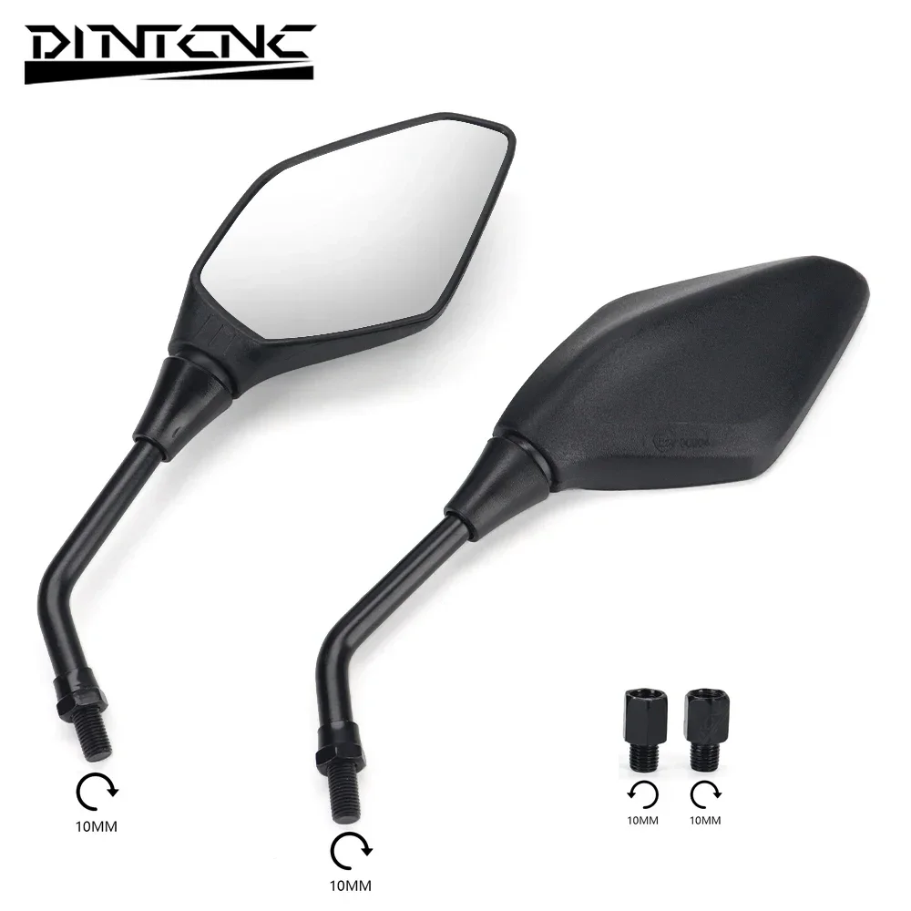 DINTCNC Motorcycle Rear View Mirror For MT07 MT09 MT03 FZ6 Z900 Z650 ...