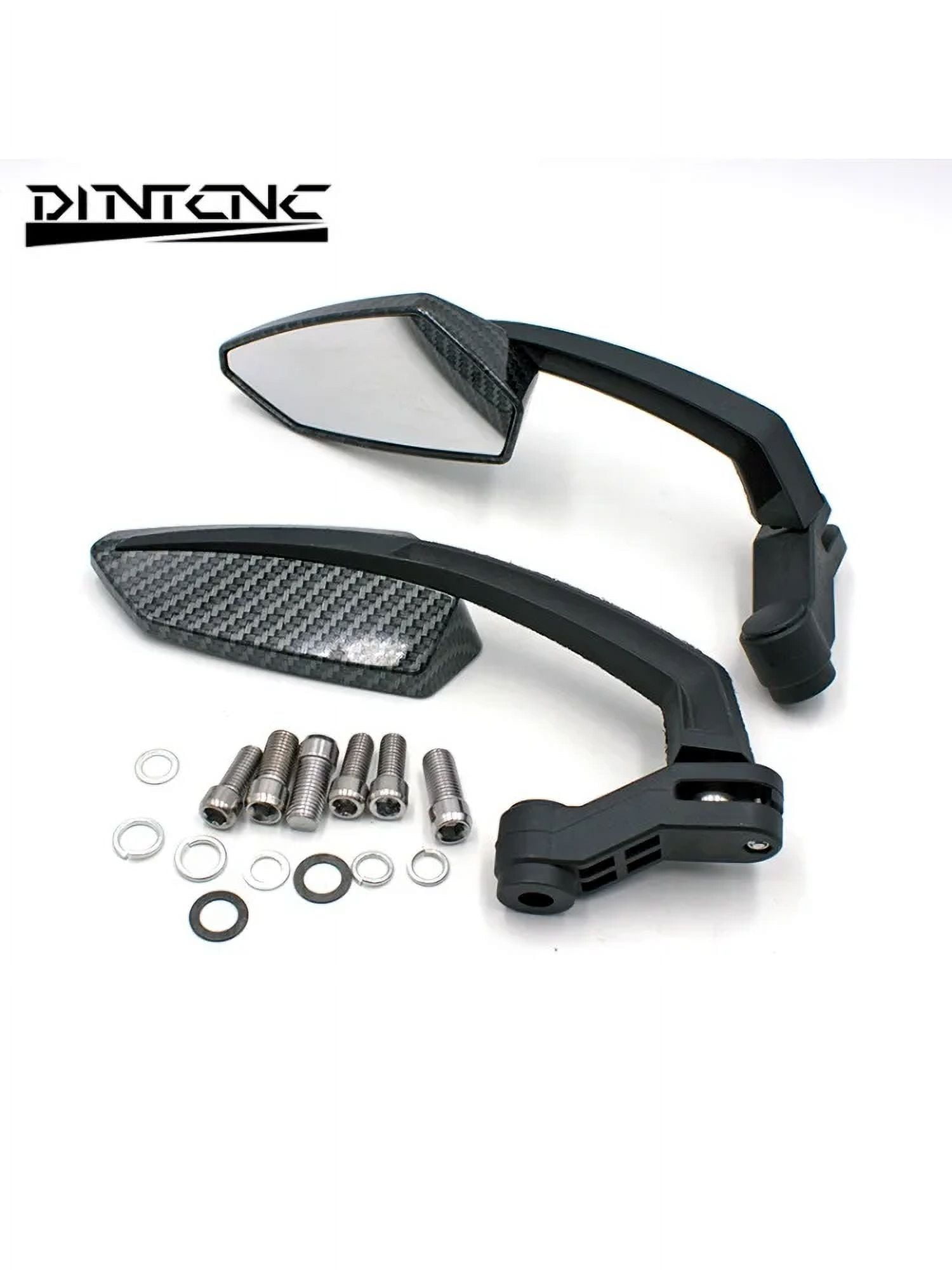 DINTCNC Universal for M8 M10 for Cafe Racer Rearview Mirror Connecting ...