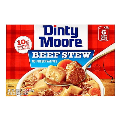(6 pack) DINTY MOORE Beef Stew with Potatoes & Carrots, Shelf Stable ...